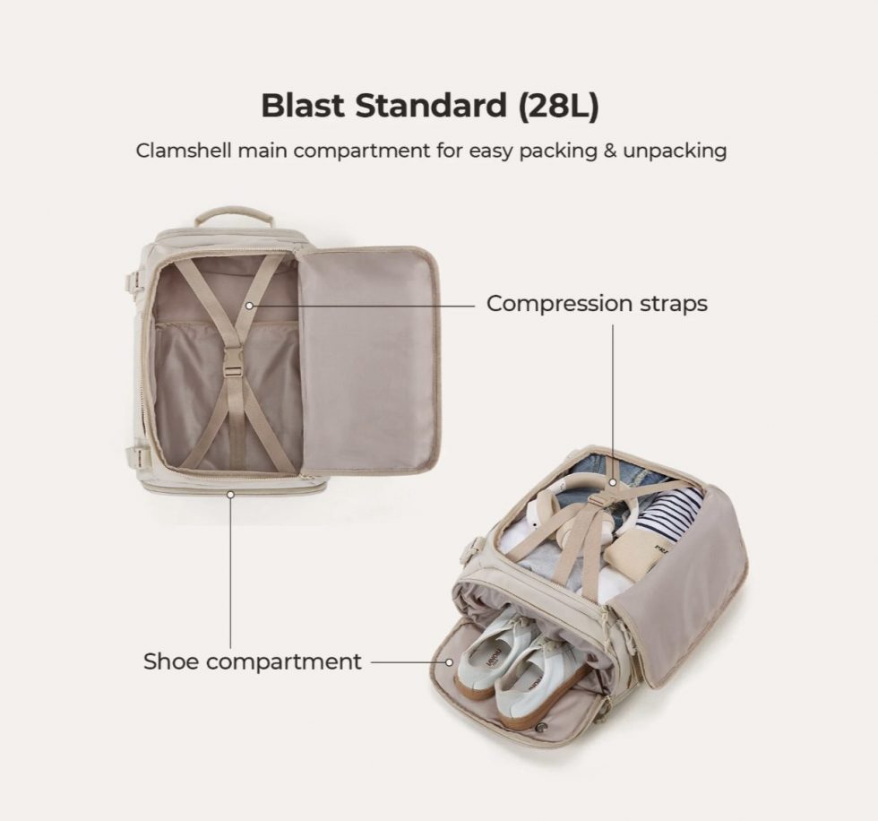 Best Personal Item for Flights? Meet the Bagsmart Blast Backpack